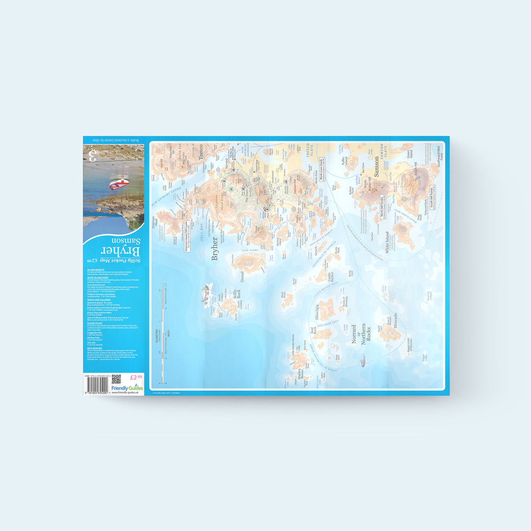 Scilly Pocket Map 3 - Bryher, Samson – Friendly Guides