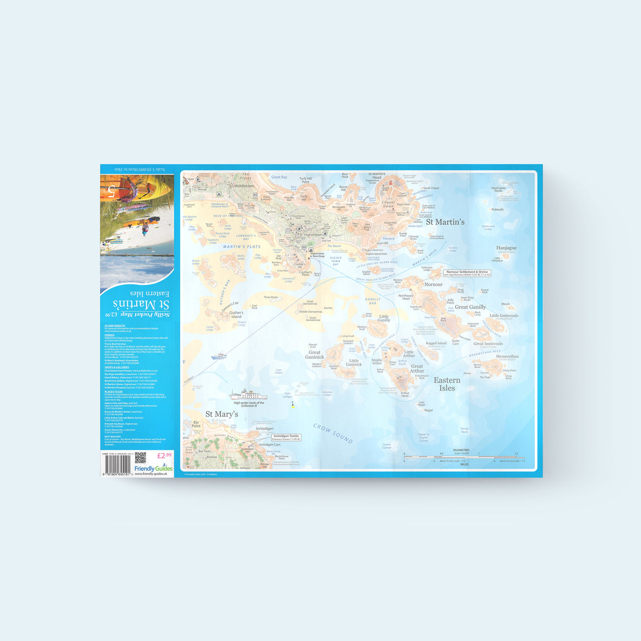 Scilly Pocket Map 5 - St Martin's, Eastern Isles – Friendly Guides